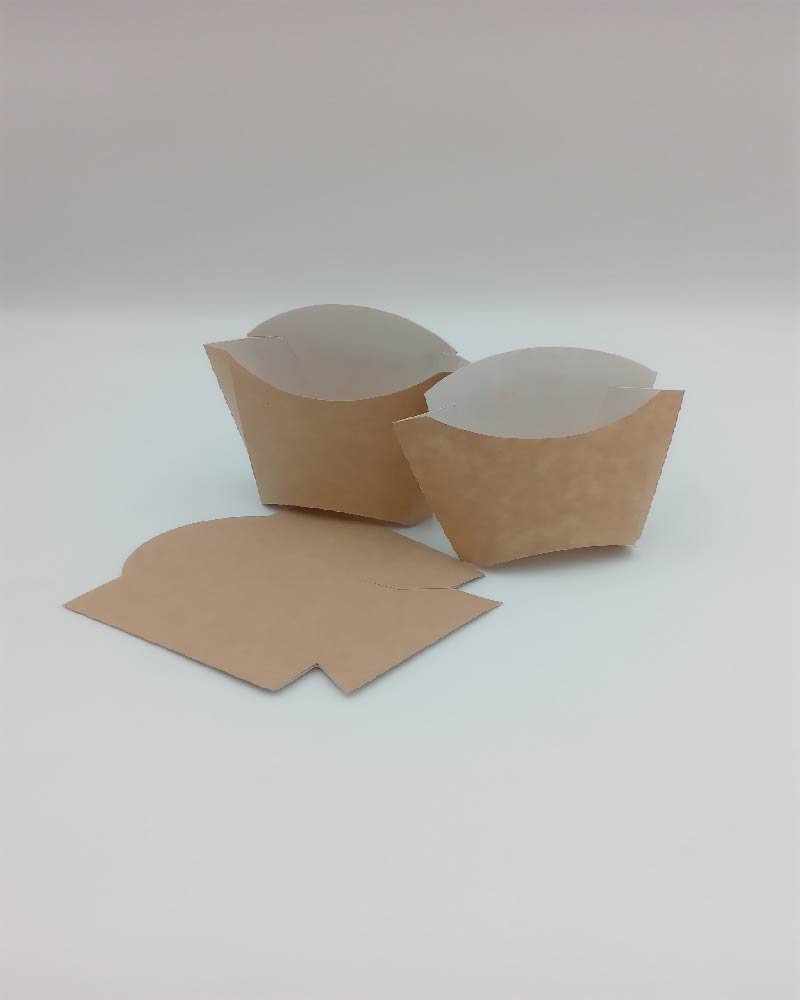 250 Sachet frites restaurant carton kraft standard – LIVPACK PACKAGING